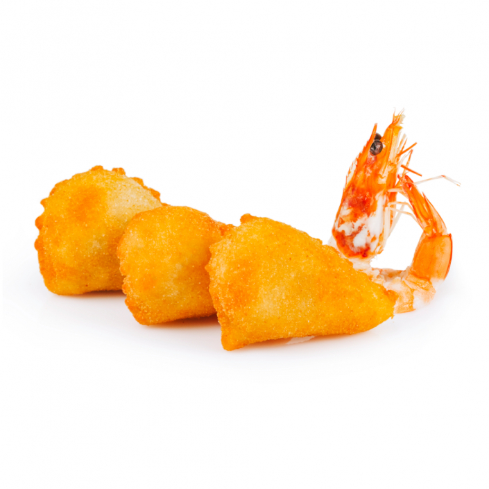 Rissol de Camarão Mini PG (CX20) – Rissolaria Tradicional