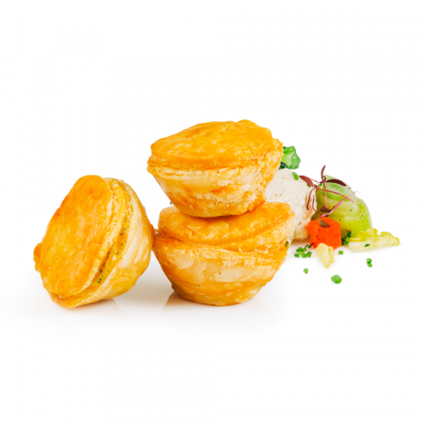 Empada de Frango Mini (CX24) – Rissolaria Tradicional