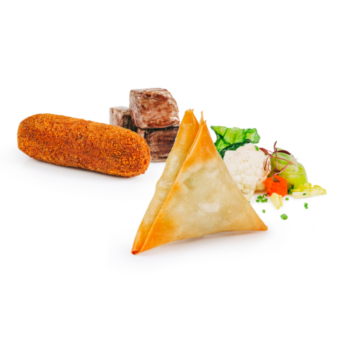 Pack 90 UN Mini – Croquetes de Carne, Rissóis de Camarão e Croquetes de ...